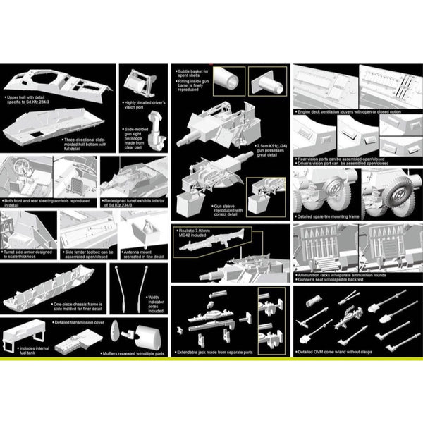 Dragon 6964 1/35 Sd Kfz.234/3 Mit 7.5cm KwK – Metro Hobbies