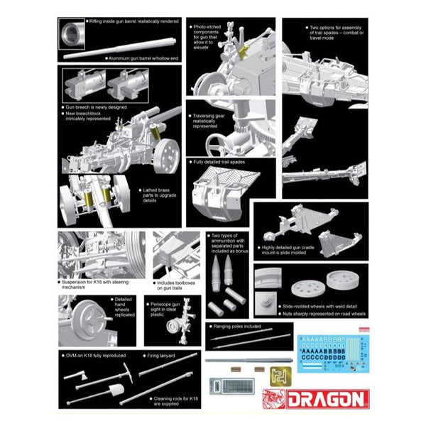 Dragon 6411 1/35 German 10cm Kanone – Metro Hobbies