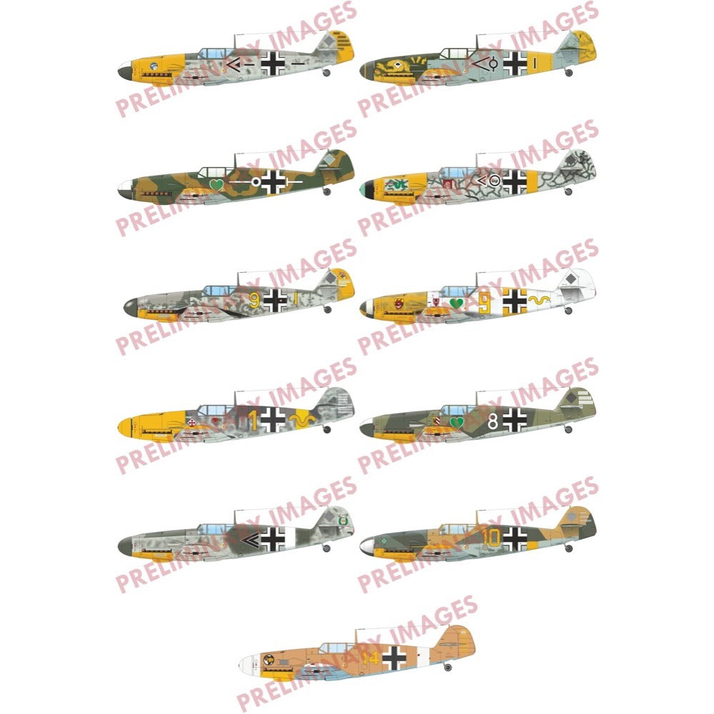 Eduard 2142 1/72 Bf 109F-2 and Bf 109F-4 Wunderschöne Neue Maschinen pt. 1 Dual Combo Limited ...