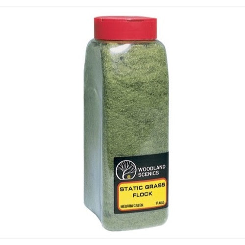 Woodland Scenics FL635 Medium Green Static Grass Flock Shaker | Buy ...