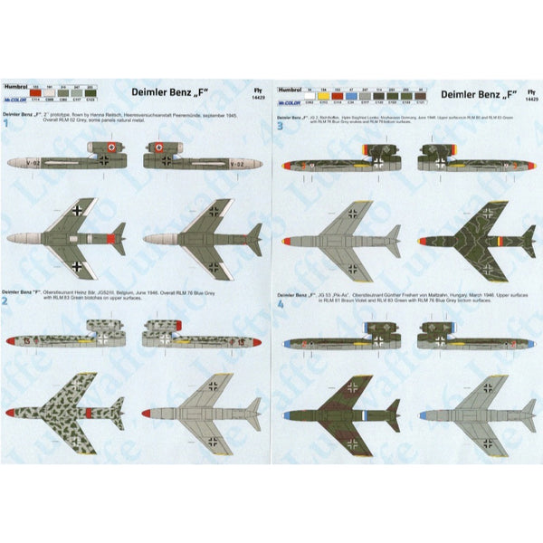 Fly Models 14429 1/144 Daimler Benz Project F German Service – Metro ...