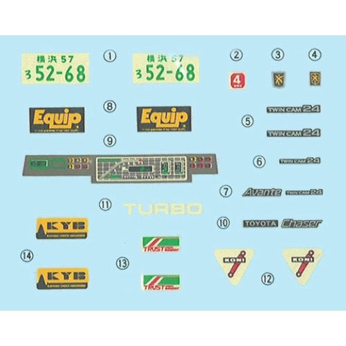 Fujimi 04745 1/24 GX61 Chaser Avante Twincam 24 Tohge-20 – Metro Hobbies