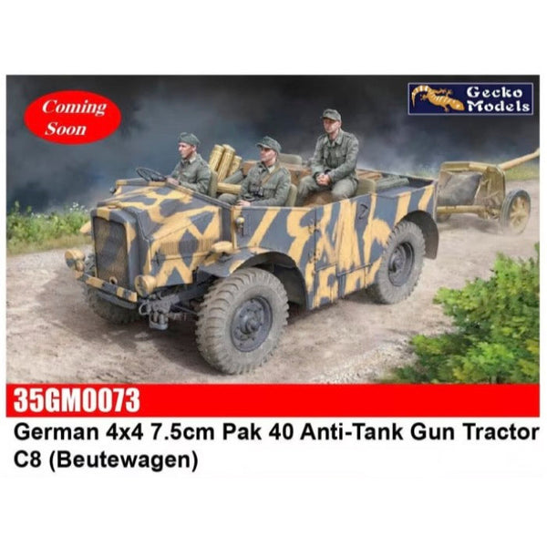 Gecko Models 35GM0073 1/35 German 4x4 7.5cm PAK 40 Anti-Tank Gun ...
