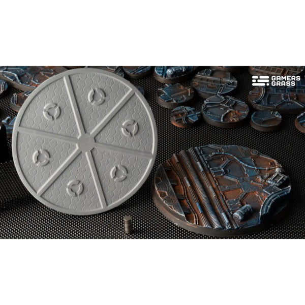 Gamers Grass GGB-SPR100 Spaceship Corridor Bases Round 100mm 1pc ...