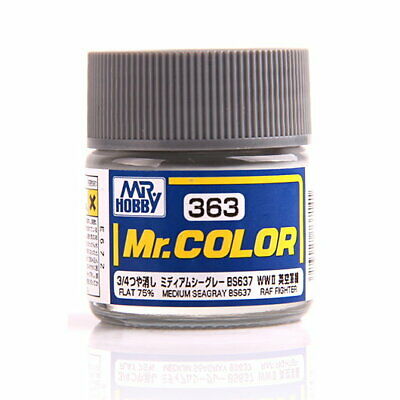 Mr Hobby (Gunze) C363 Mr Color Medium Sea Grey BS637 Lacquer Paint 10ml ...