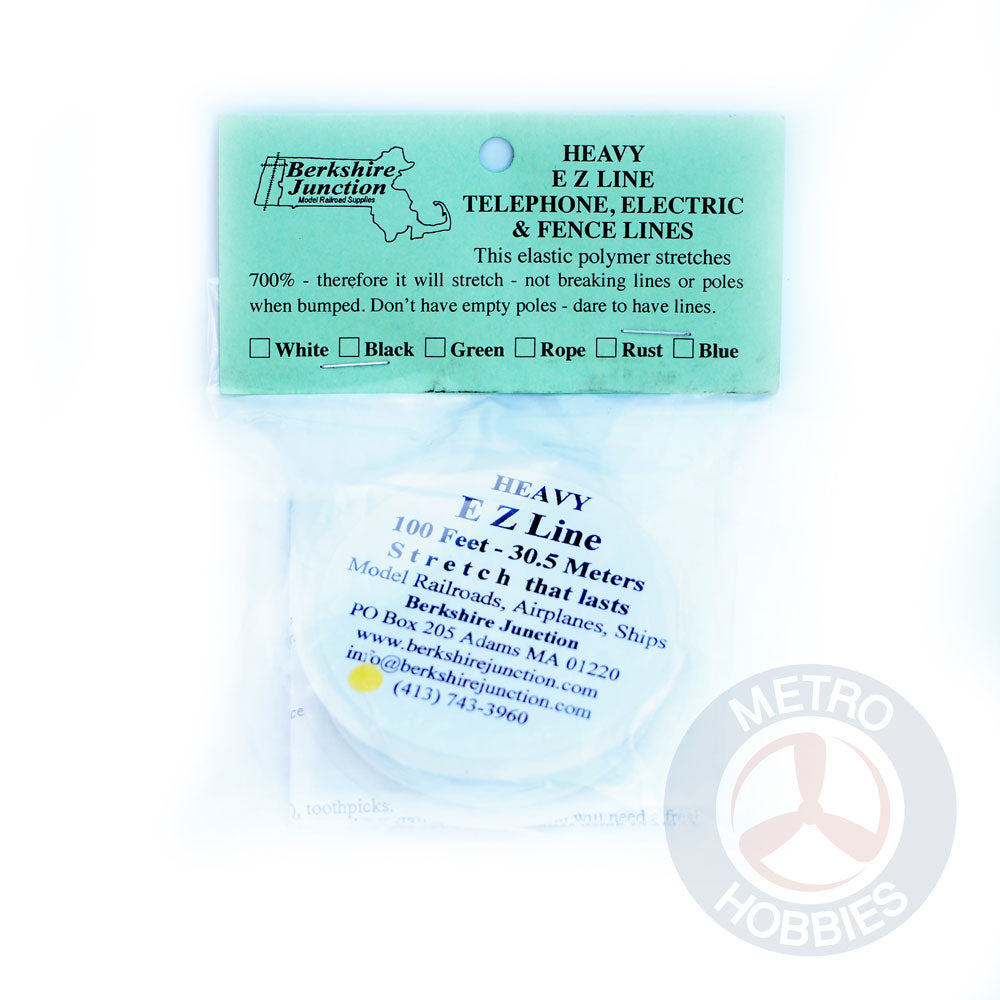 EZ Line 001 Heavy 0.5mm x 30.5 Black Rigging Thread – Metro Hobbies