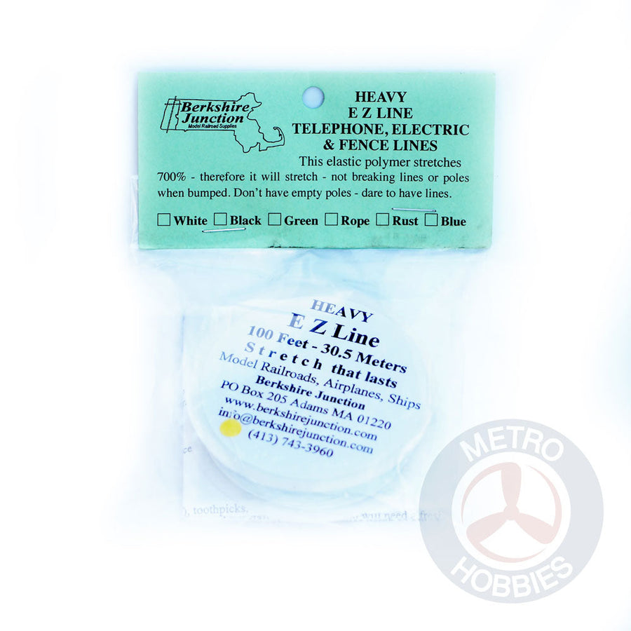 EZ Line 001 Heavy 0.5mm x 30.5 Black Rigging Thread – Metro Hobbies