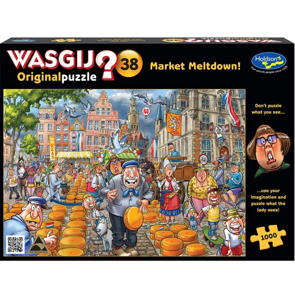 Holdson 774456 Wasgij Original 38 Market Meltdown Jigsaw Puzzle – Metro ...