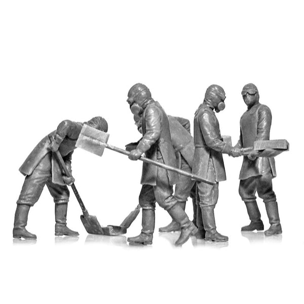 ICM 35903 1/35 Chernobyl No.3 Rubble Cleaners – Metro Hobbies