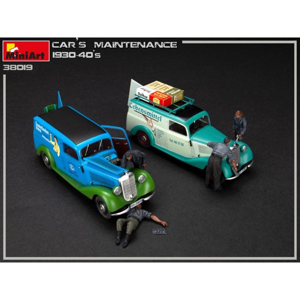 MiniArt 38019 1/35 Car Maintenance 1930-40s Plastic Figures – Metro Hobbies