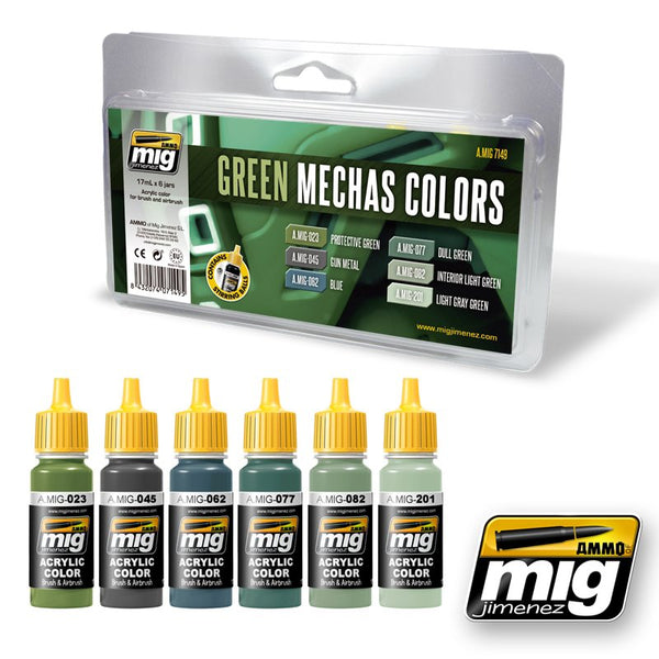 MIG 7149 Green Mechas Colours – Metro Hobbies