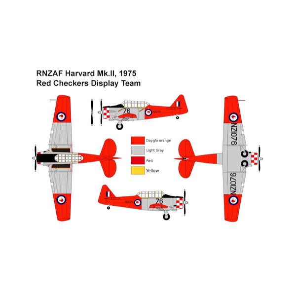 Miniwings 1/144 North-American Harvard Mk.II RNZAF – Metro Hobbies