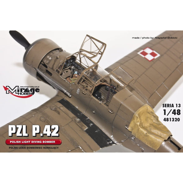 Mirage 1/48 PZL. P.42 Light Diving Bomber (Experimental) – Metro Hobbies