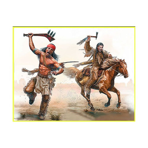 Master Box 35192 1/35 Indian Wars Series Tomahawk Charge – Metro Hobbies
