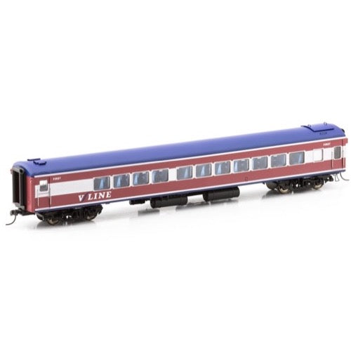 Powerline PC-516A HO ACZ 258 V/Line Maroon/White/Blue Z Type Carriage ...