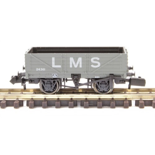 Peco NR5003M N RTR 9ft 5 Plank Open Wagon LMS Grey – Metro Hobbies