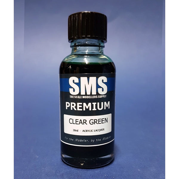 SMS PL20 Premium Acrylic Lacquer Clear Green 30ml – Metro Hobbies