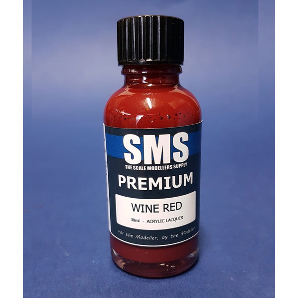 SMS PL52 Premium Acrylic Lacquer Wine Red 30ml – Metro Hobbies
