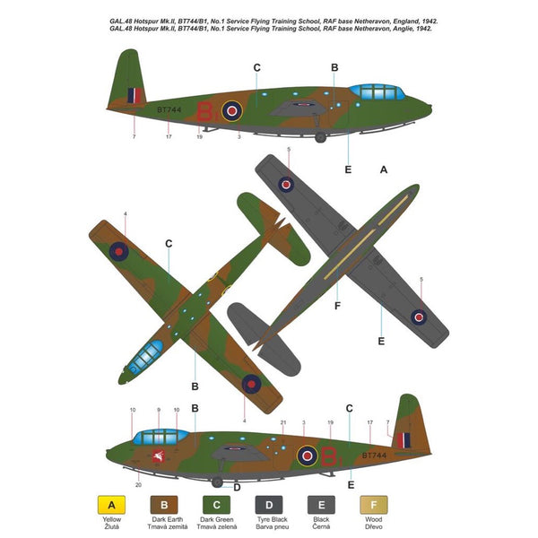 Planet Models 21148 1/48 GAL-48 Hotspur Mk II Resin Model Kit – Metro ...