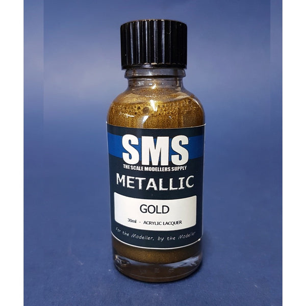 SMS PMT02 Premium Acrylic Lacquer Metallic Gold 30ml – Metro Hobbies