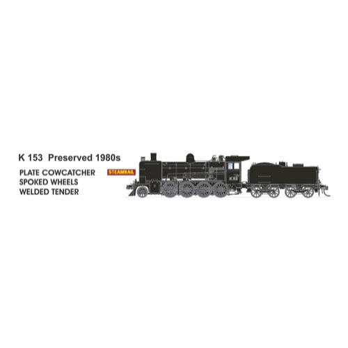 Phoenix Reproductions HO K153 Preserved Steamrail K Class Locomotive ...