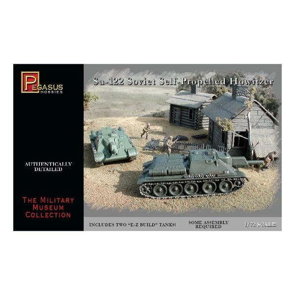 Pegasus 7664 1/72 SU-122 Soviet Self Propelled Howitzer – Metro Hobbies