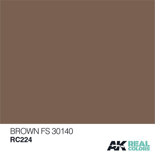 AK Interactive RC224 Real Colors Brown FS 30140 Paint Acrylic Lacquer ...