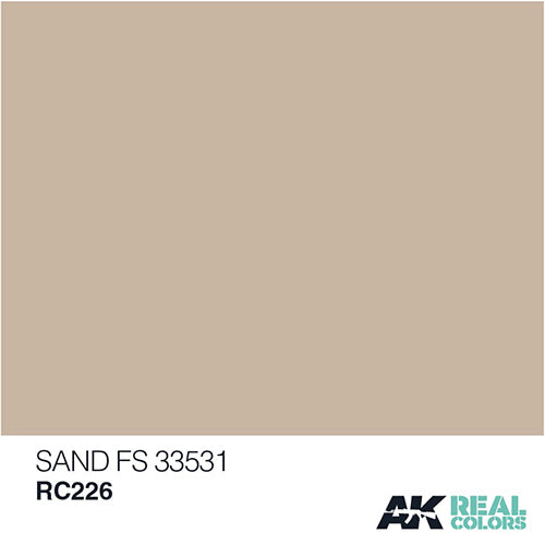 AK Interactive RC226 Real Colors Sand FS 33531 Paint Acrylic Lacquer ...