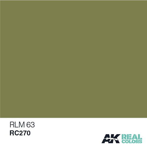 AK Interactive RC270 Real Colors RLM 63 Light Grey (Hellgrau) Paint ...