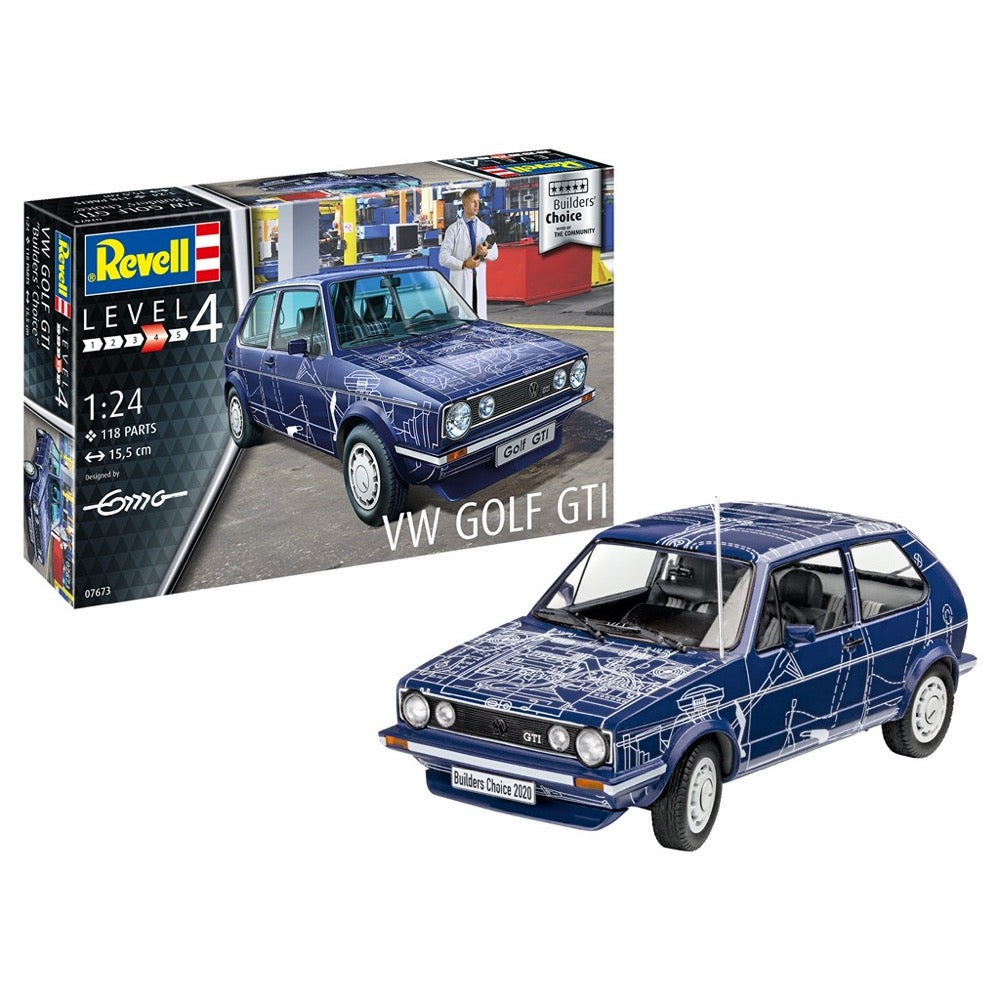 Revell 07673 1/24 VW Golf GTI Builders Choice – Metro Hobbies