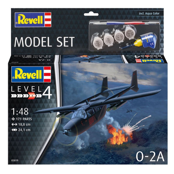 Revell 63819 1/48 O-2A Skymaster Starter Set – Metro Hobbies