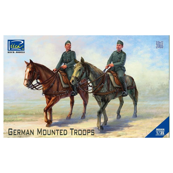 Riich 35038 1/35 German Mounted Troops – Metro Hobbies