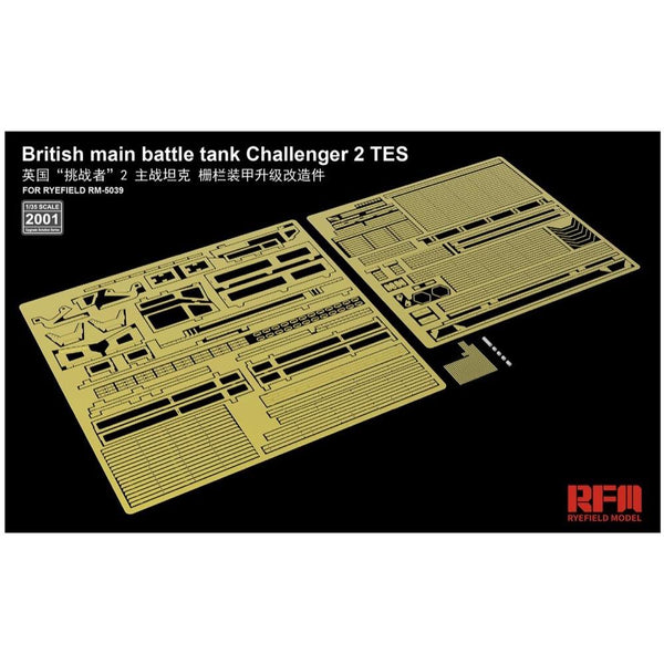 Rye Field Models 2001 1/35 Upgrade Set for Challenger 2 TES – Metro Hobbies