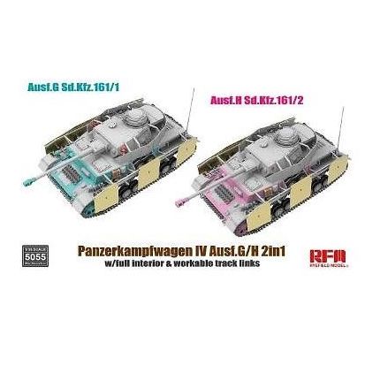 Rye Field Models 5055 1/35 Pz.kpfw.IV Ausf.G/H 2 in 1 with Full ...