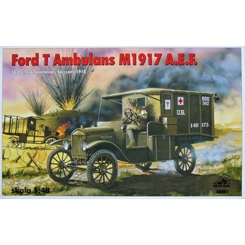 RPM 72101 1/72 Ford Model T Ambulance – Metro Hobbies