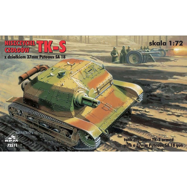 RPM 72511 1/72 TKS w 37mm SA138 gunLight Tank TKW II – Metro Hobbies