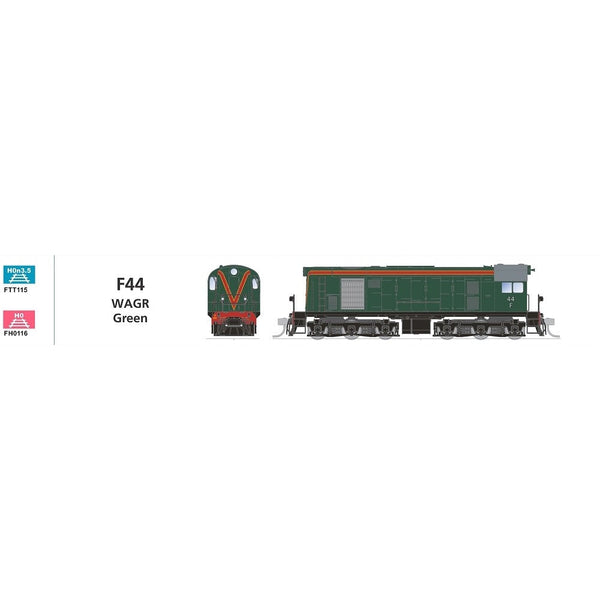 SDS Models FH0116S HO WAGR F Class F44 WAGR Green DCC Sound – Metro Hobbies