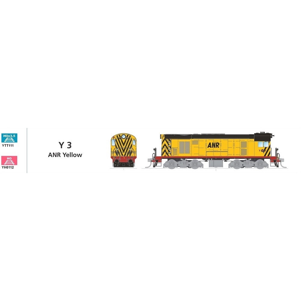 SDS Models YH0112S HO TGR Y Class Y3 TGR Yellow DCC Sound – Metro Hobbies
