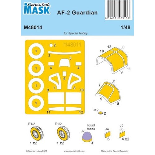 Special Hobby Mask M48014 1/48 AF-2 Guardian – Metro Hobbies
