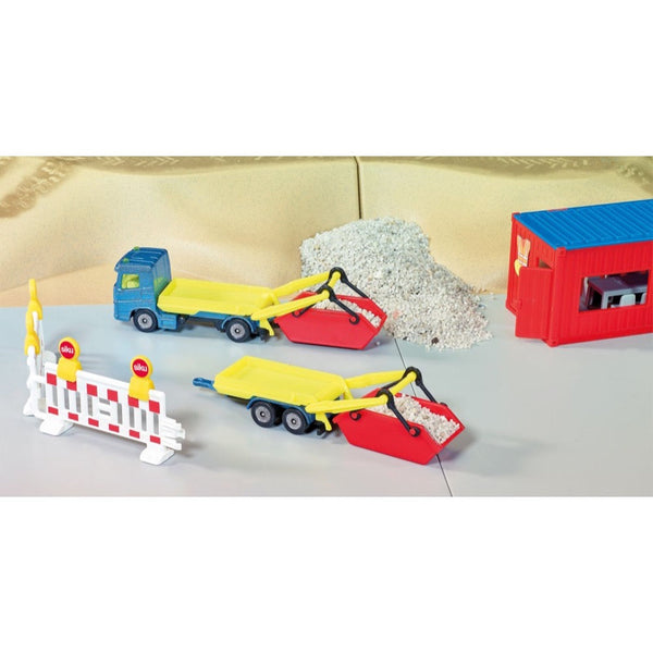Siku 1695 Truck with Skip and Trailer Series 16 – Metro Hobbies