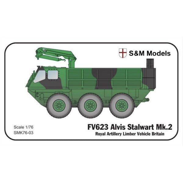 S & M Models 1/72 FV623 Alvis Stalwart Mk.2 RA Artillery Limber – Metro ...