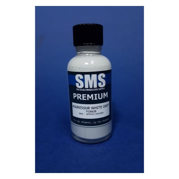 SMS PL104 Premium Acrylic Lacquer Aggressor White Grey 30ml – Metro Hobbies