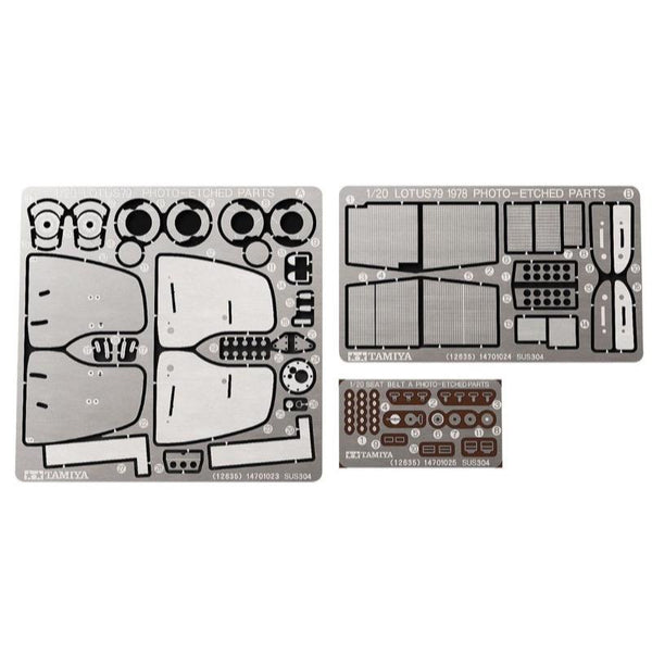 Tamiya 12635 1/20 Lotus 79 1978 Photo-Etched Parts – Metro Hobbies