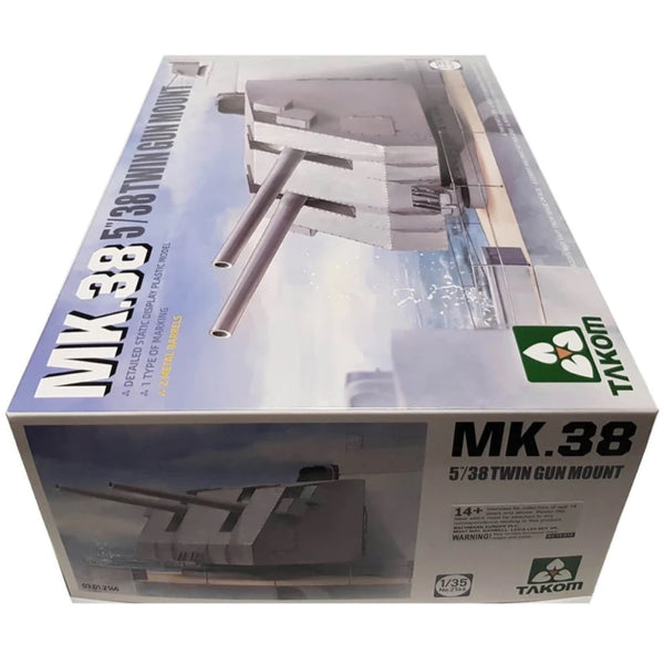 Takom 2146 1/35 MK.38 5in 38 Twin Gun Mount – Metro Hobbies