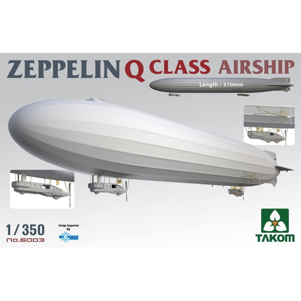 Takom Models 6003 1/350 Zeppelin Q Class Airship – Metro Hobbies