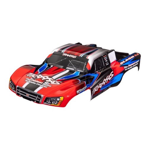 Traxxas 6928R Slash 4WD Body Decals Applied Red and Blue – Metro Hobbies