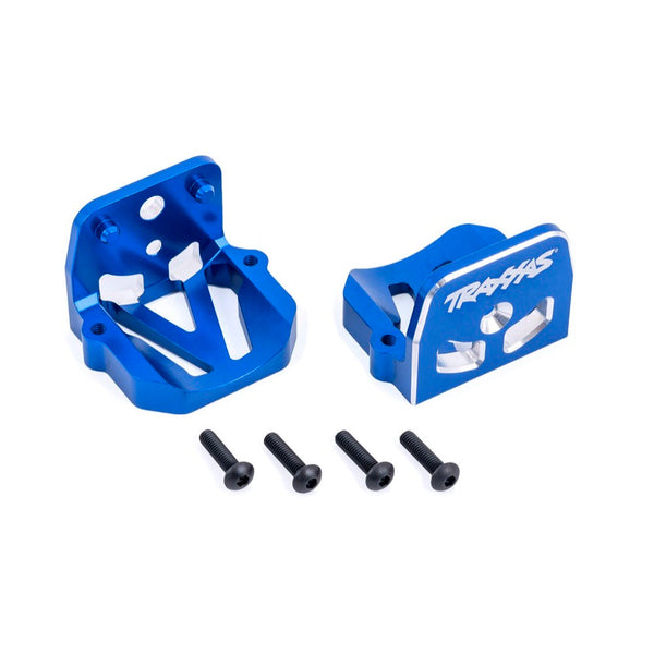 Traxxas 7760-BLUE Aluminium Motor Mounts Blue – Metro Hobbies