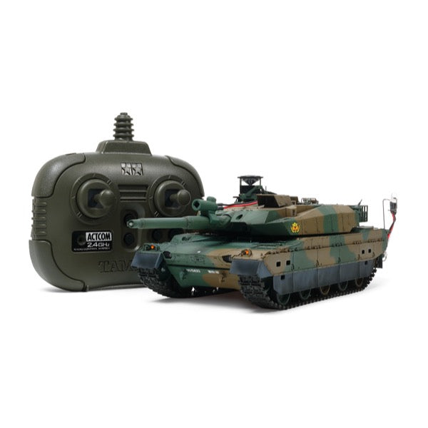 Tamiya 48215 JGSDF Type 10 Tank 1/35 with Control Unit – Metro Hobbies
