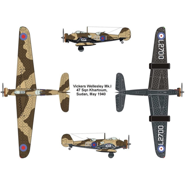 Valom 72090 1/72 Vickers Wellesley Mk.I African Campaign – Metro Hobbies