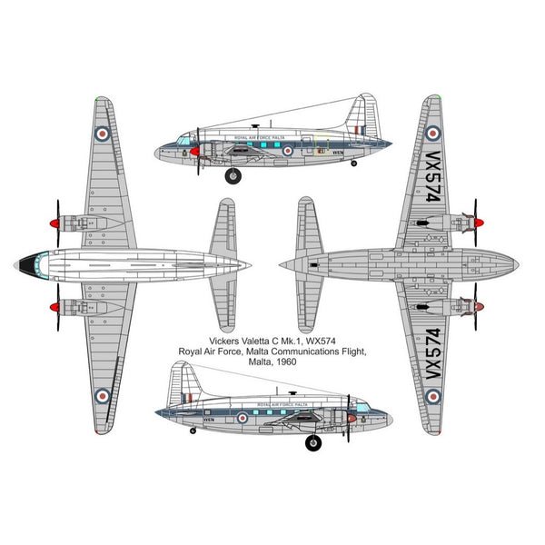 Valom Model 72142 1/72 Vickers Valetta C. MK.1 – Metro Hobbies
